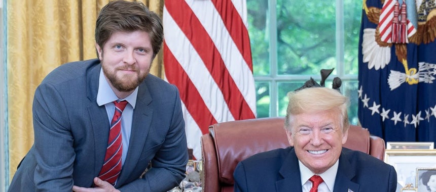 President Trump Talks to Clay and Buck