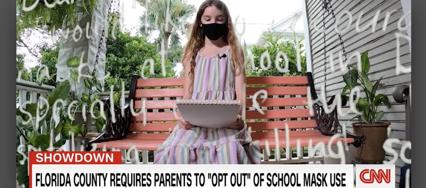 CNN Uses Kids to Push Masks in Schools