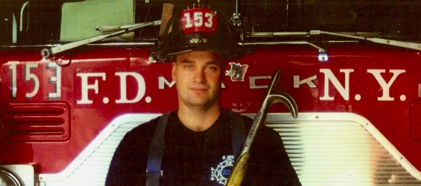 Frank Siller of Tunnel to Towers from the Lincoln Memorial