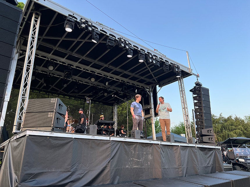 Photos: Clay & Buck Hang in Nashville