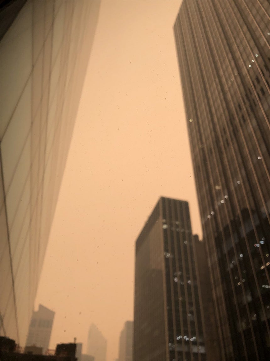 Holy Smokes! NYC Sky Turns Apocalyptic with Canadian Fire Smoke