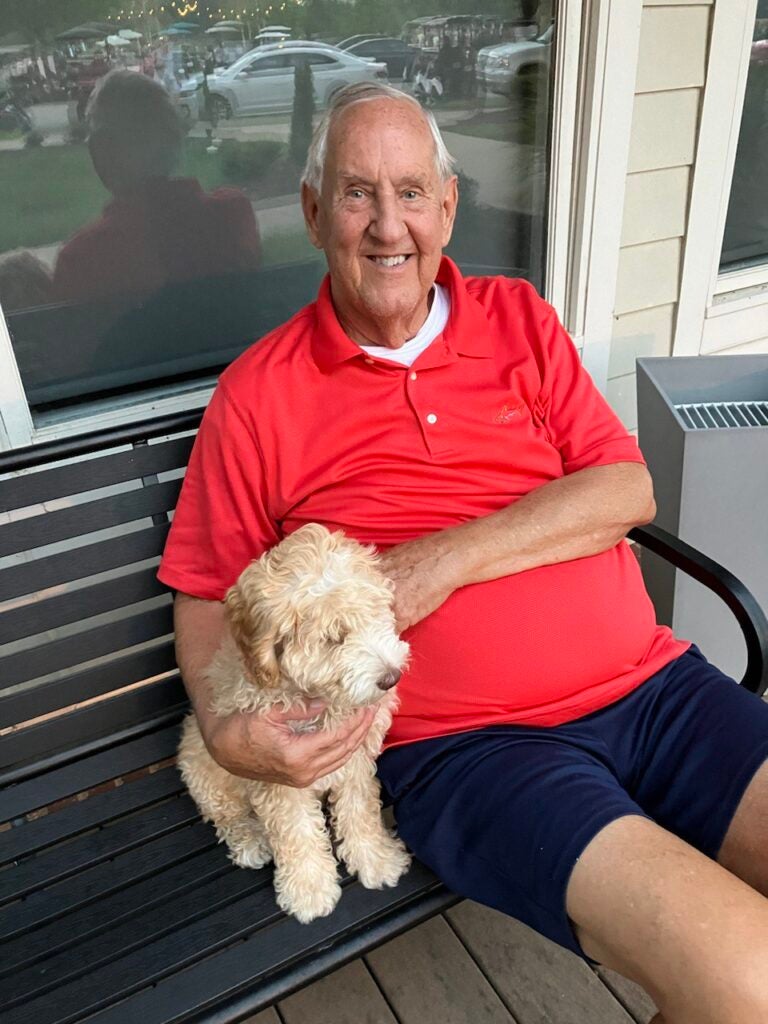 Teddy, the Travis Family Dog, Turns 3 Months Old
